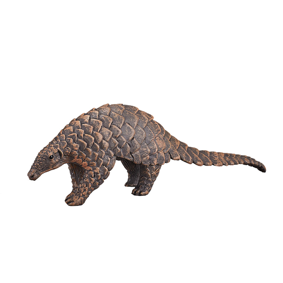 Indian Pangolin Figure - Realistic Wild Zoo Animal Toy, Plastic Jungle ...